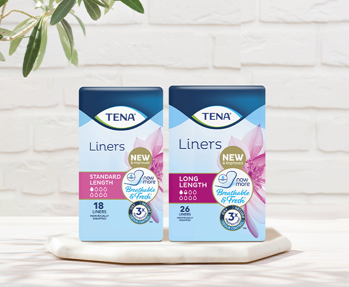 Whats New? TENA Liner New and Improved | TENA