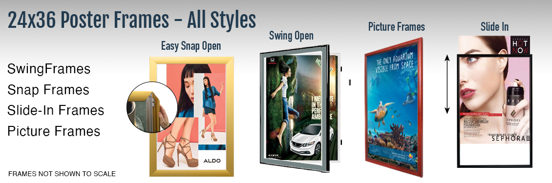 24x36 Frames – Displays4Sale