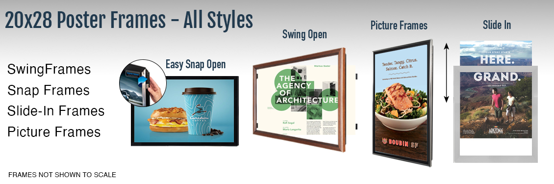 20x28 Frames – Displays4Sale