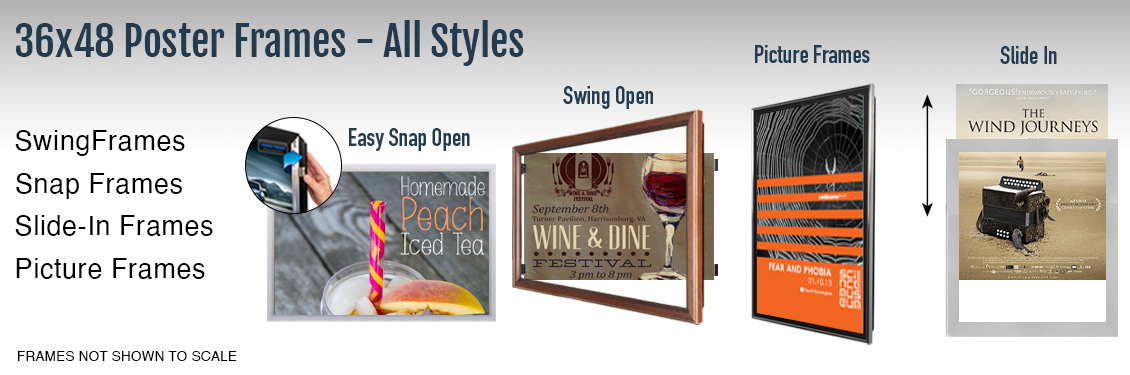 36x48 Frames – Displays4Sale