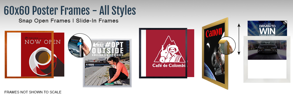 60x60 Frames – Displays4Sale