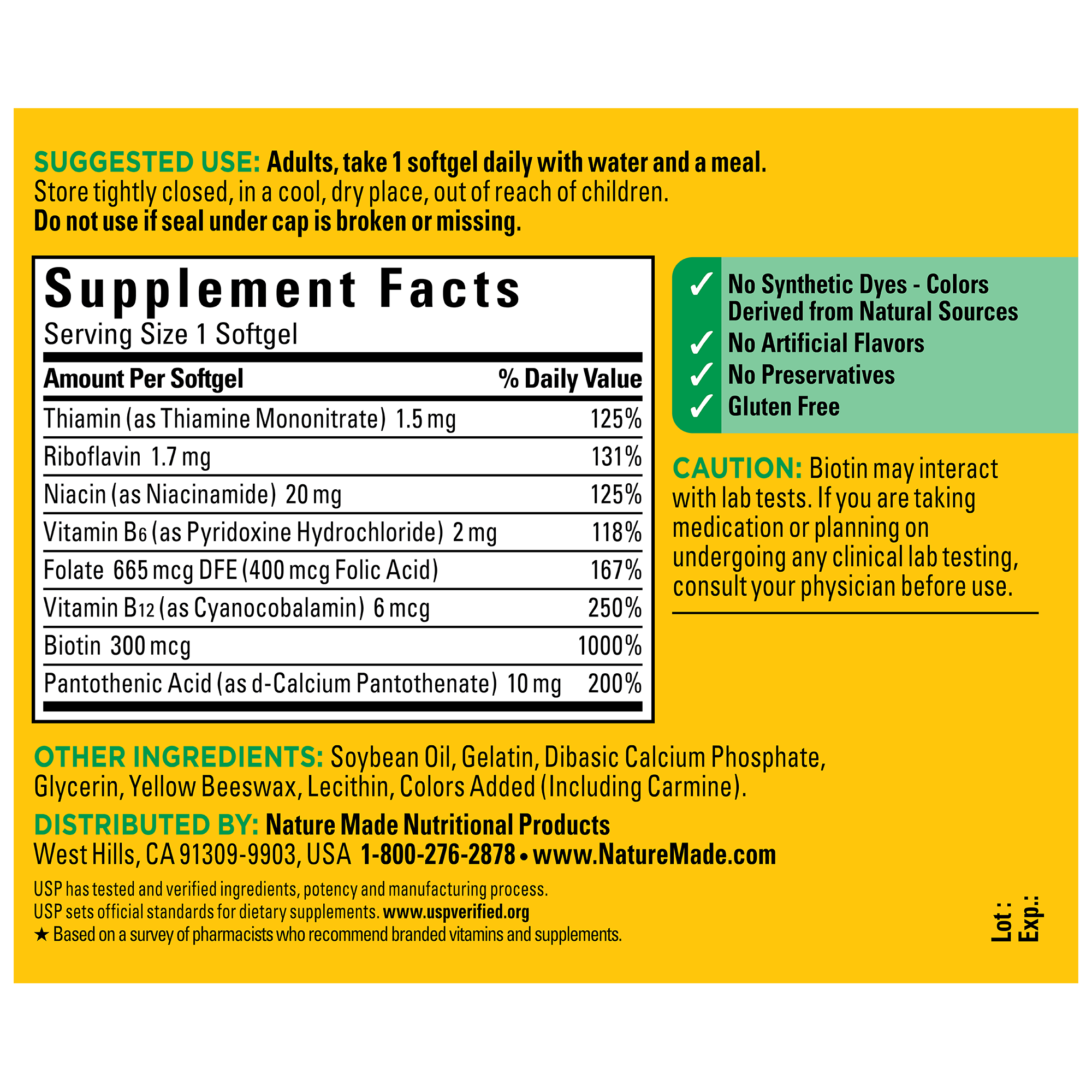 Super B Energy‡ Complex Softgels | | Nature Made®