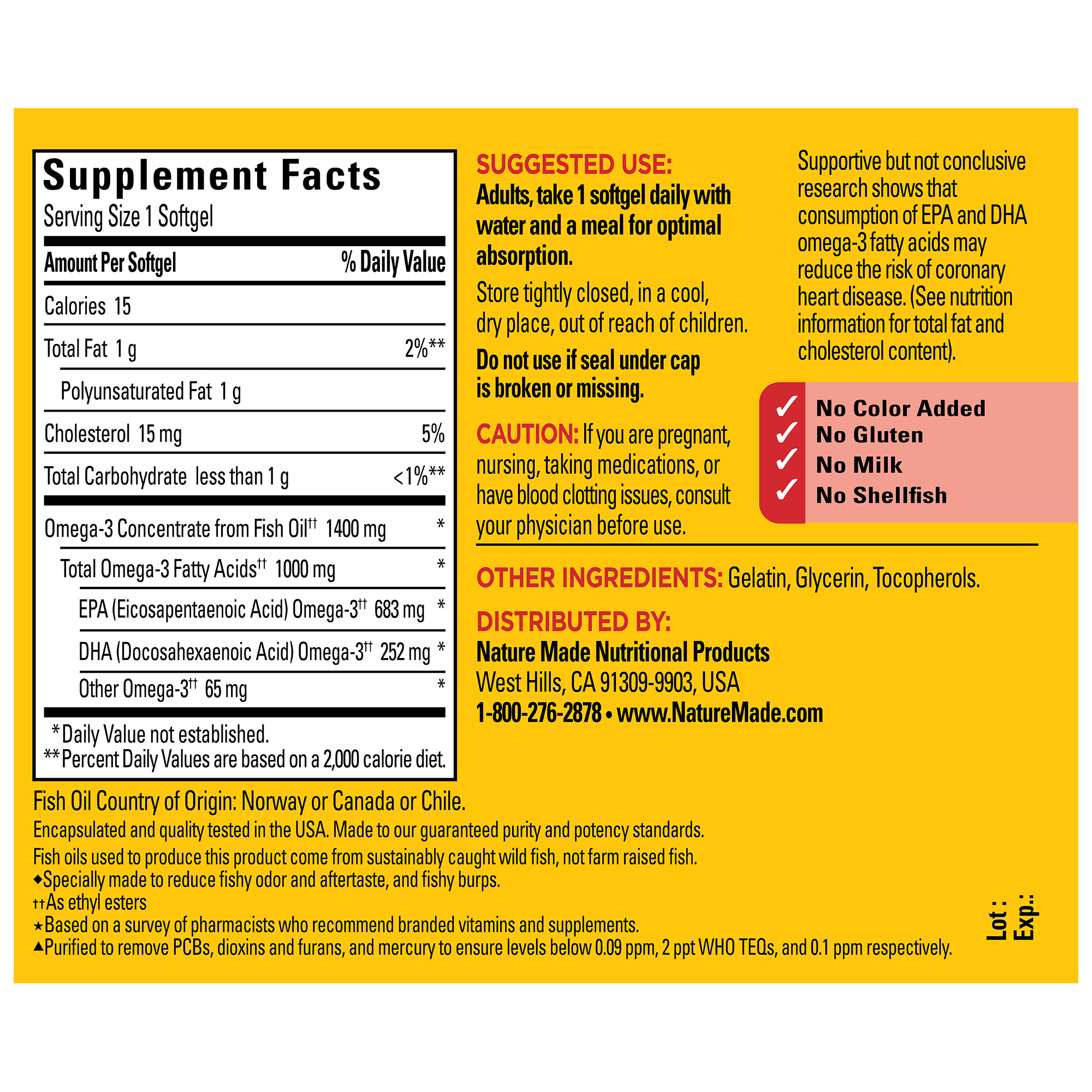 Heart Health Support Value Pack† & Nature Made®