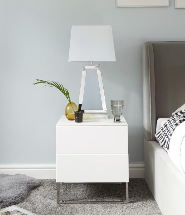 Bedside Tables, Bedside Cabinets & Bedside Drawers from Danetti