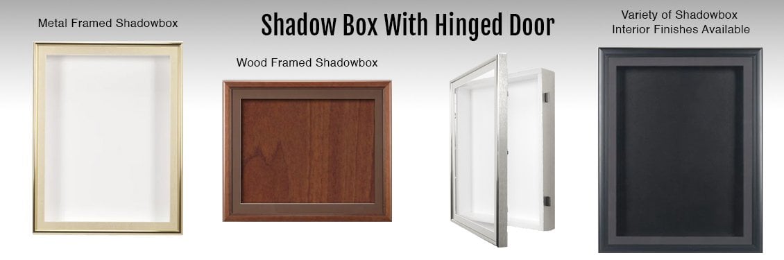 Transform Your Space with Built-to-Order Swing-Open Wall Shadow Boxes ...