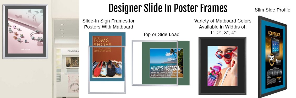 Designer Slide-In Poster Displays: The Ultimate Solution for Eye-Catching Promotions ...