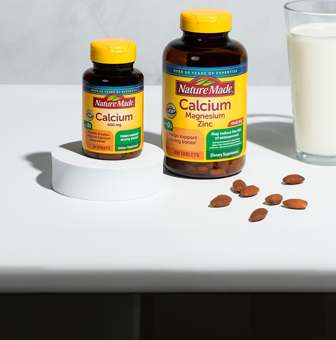 Shop Calcium Pills, Tablets & Gummies Online | Nature Made®
