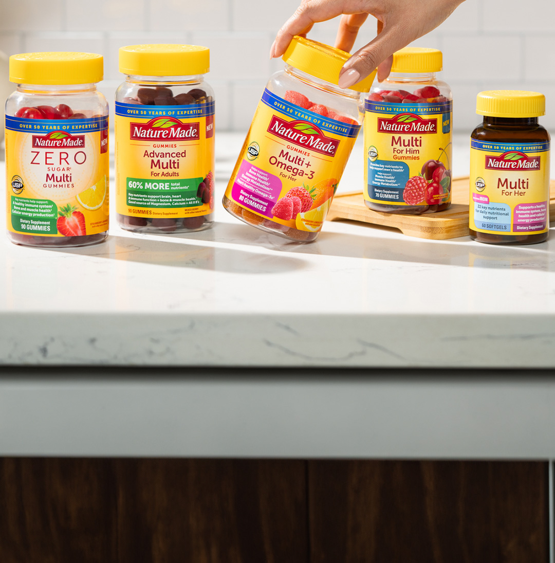 Multivitamins: Gummies, Tablets & More & Nature Made®