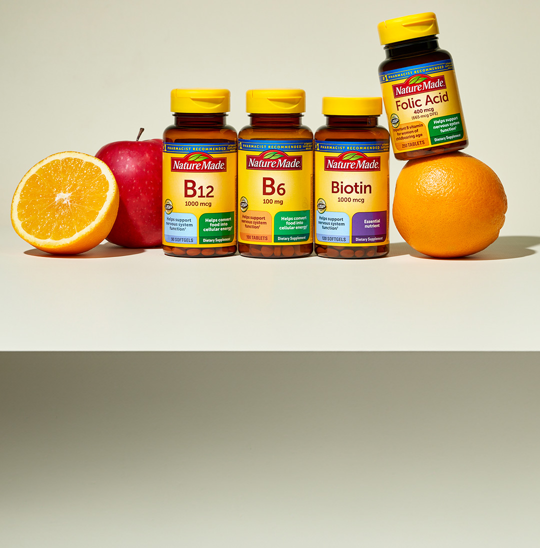 Shop Vitamin B: Tablets, Gummies, & More Online | Nature Made®