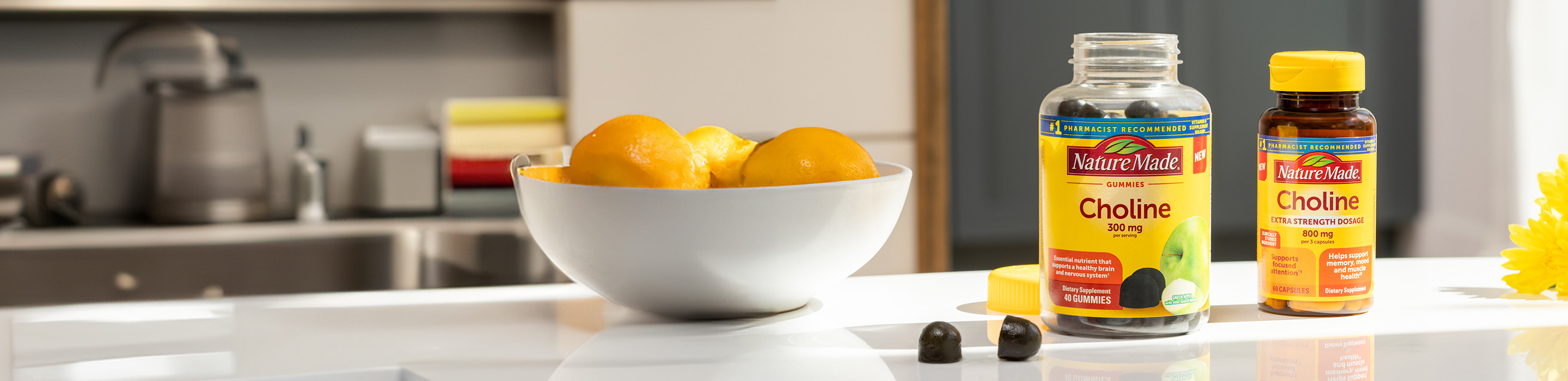 Buy Choline Supplements Online to Support a Healthy Brain† & Nature Made®