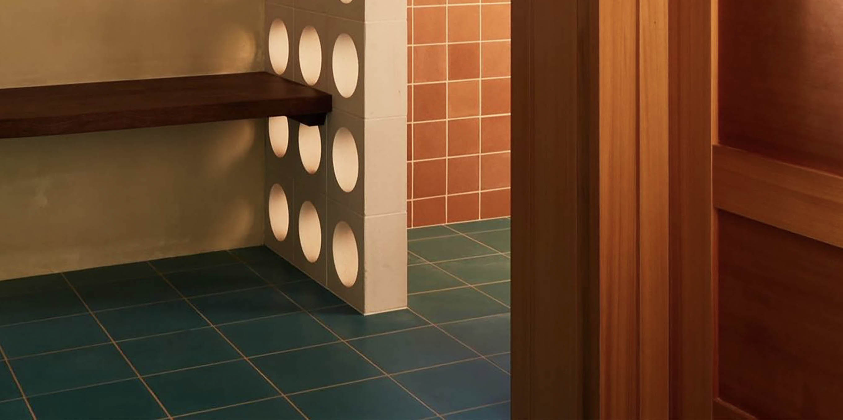 Handmade Square Solid-Color Cement Tiles