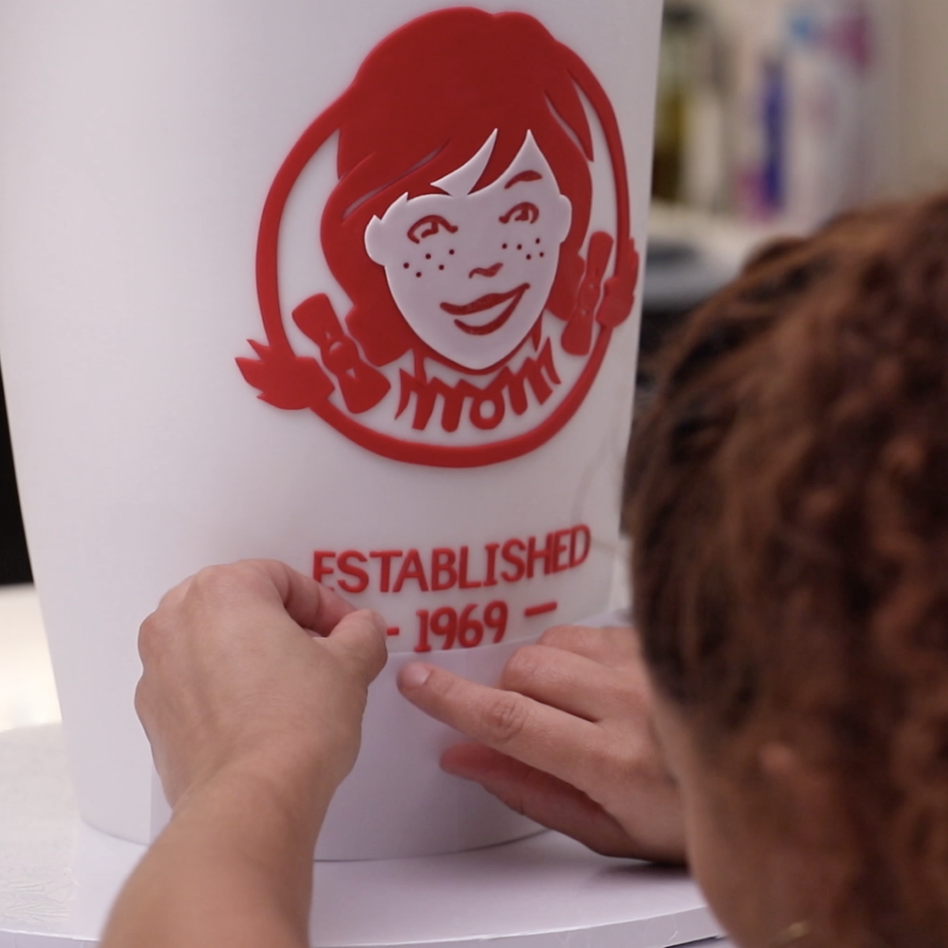 Giant Wendy's Frosty | Best Giant Cake Recipe | Yolanda Gampp | HOW TO ...