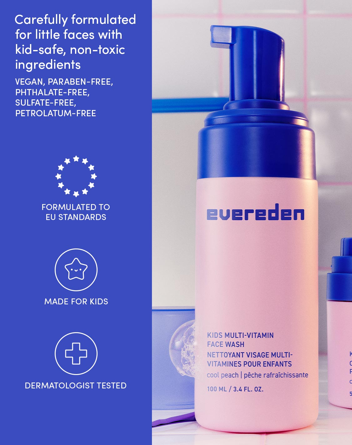 Evereden | Kids Multi-Vitamin Face Wash | Clean Skincare