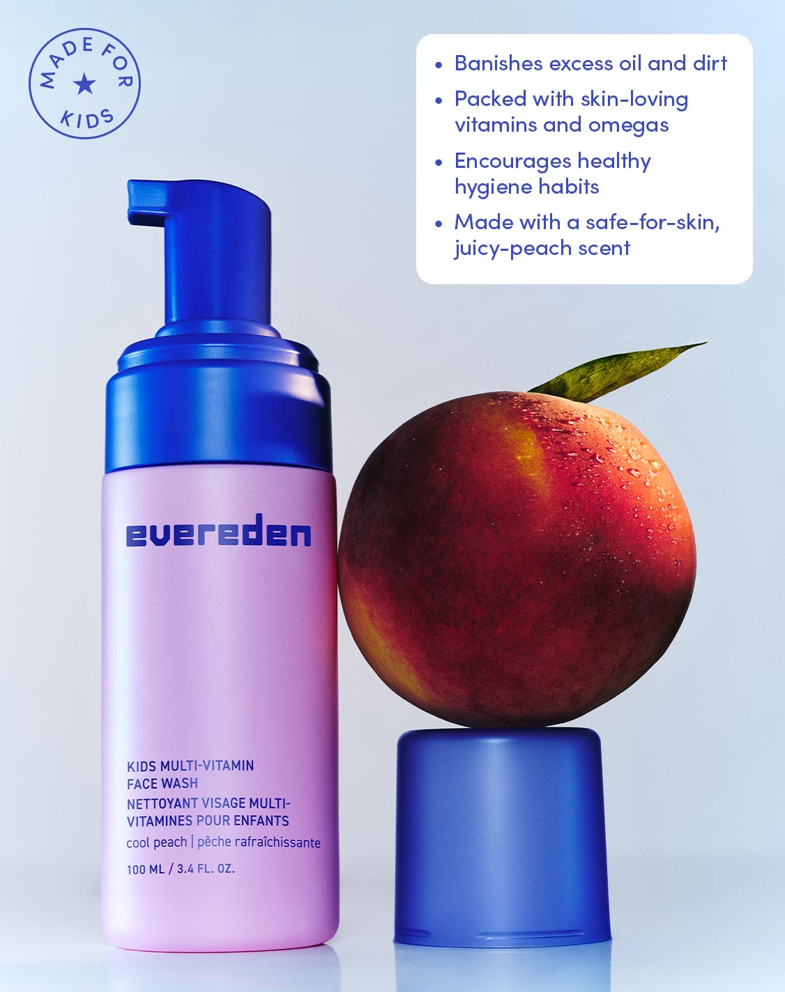 Evereden | Kids Multi-Vitamin Face Wash | Clean Skincare