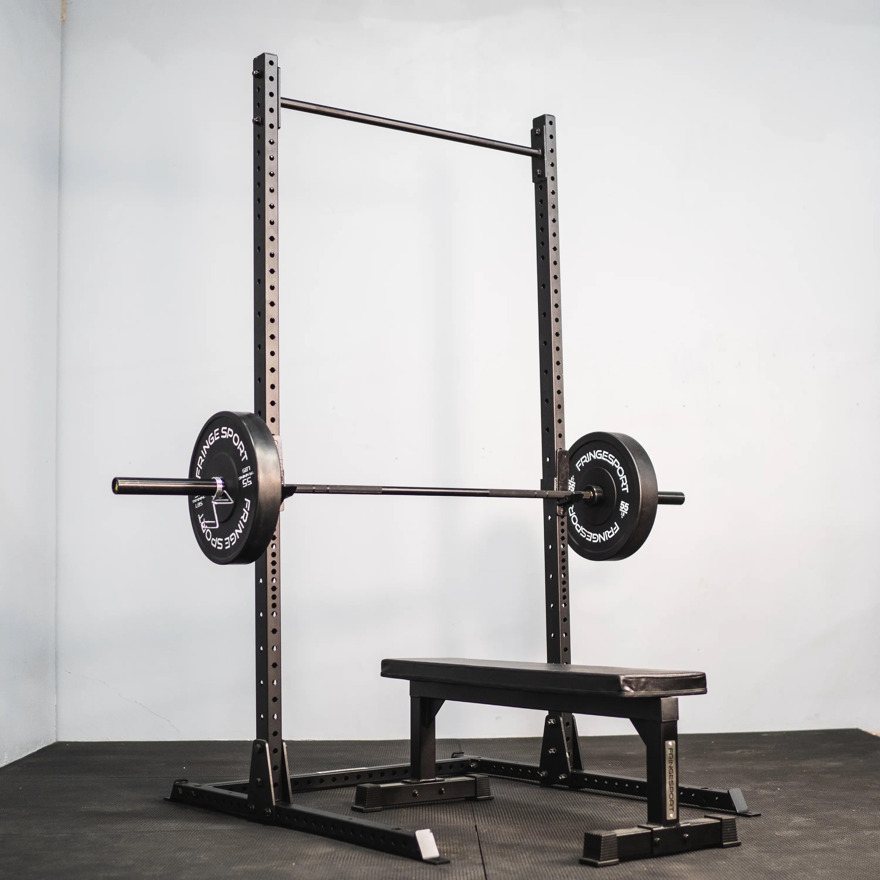 Squat Rack with Pullup Bar – Fringe Sport