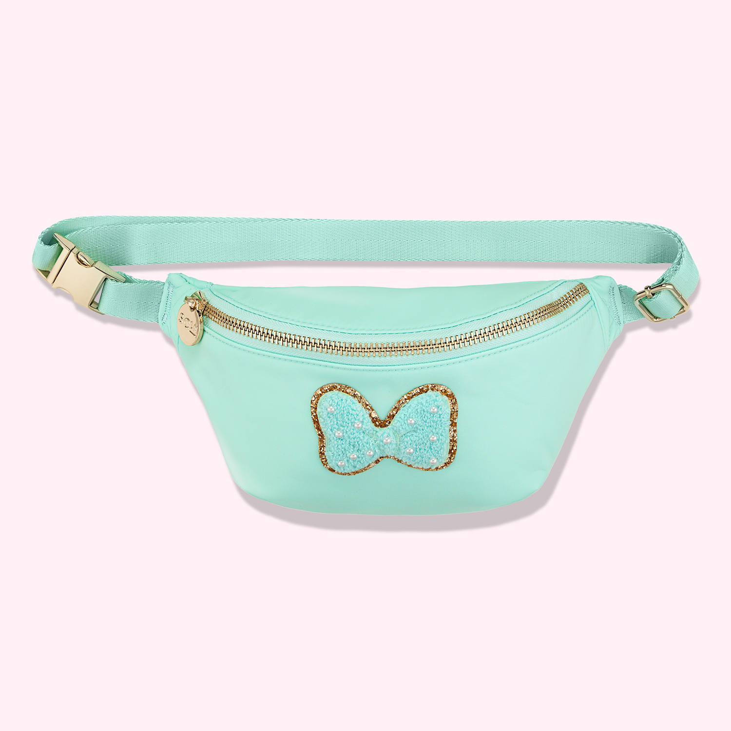 Classic Cotton Candy Fanny Pack with Bow Patch | Customizable Fanny ...