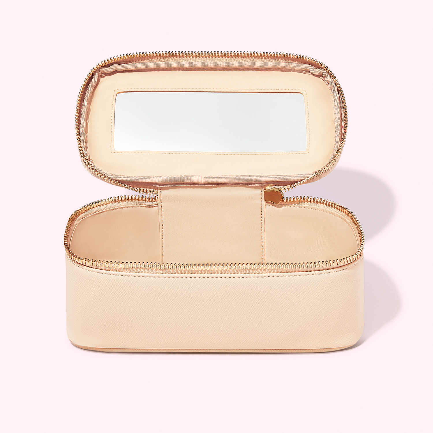 Textured Open Top Mirror Hair Pouch | Stoney Clover Lane