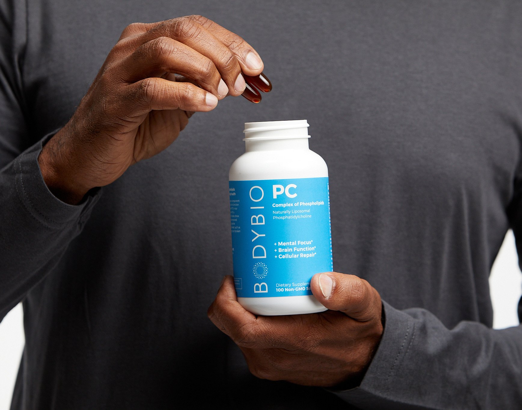 Phosphatidylcholine Supplement: Softgels & Liquid | BodyBio