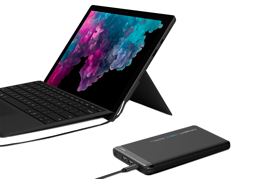 USB-C to Microsoft Surface Laptop Cable - Black 1m