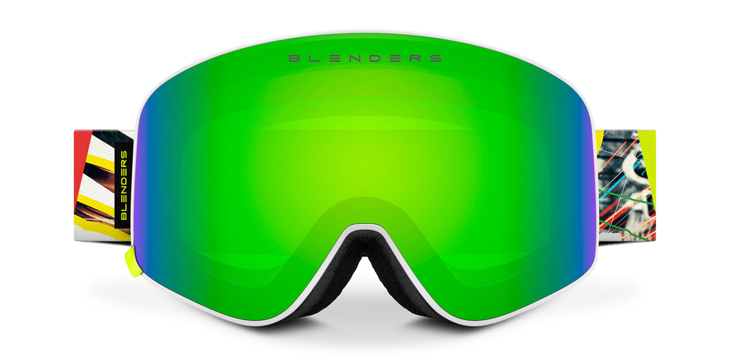 Light Show Snow Goggles - Bright Green Snowboard & Ski Goggles