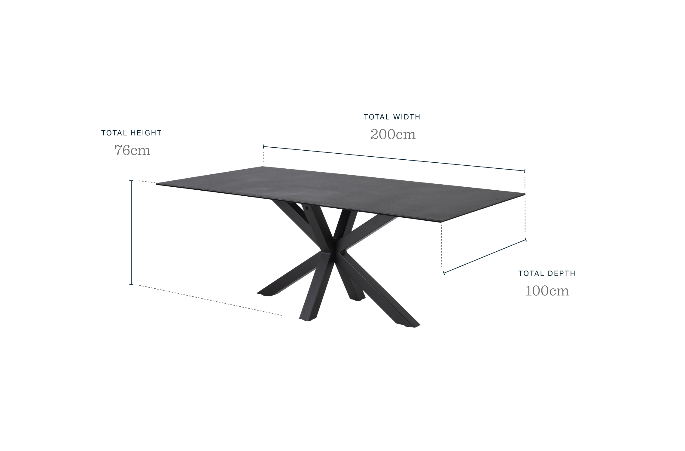 Riley White Marble Ceramic 8 Seater Dining Table by Danetti