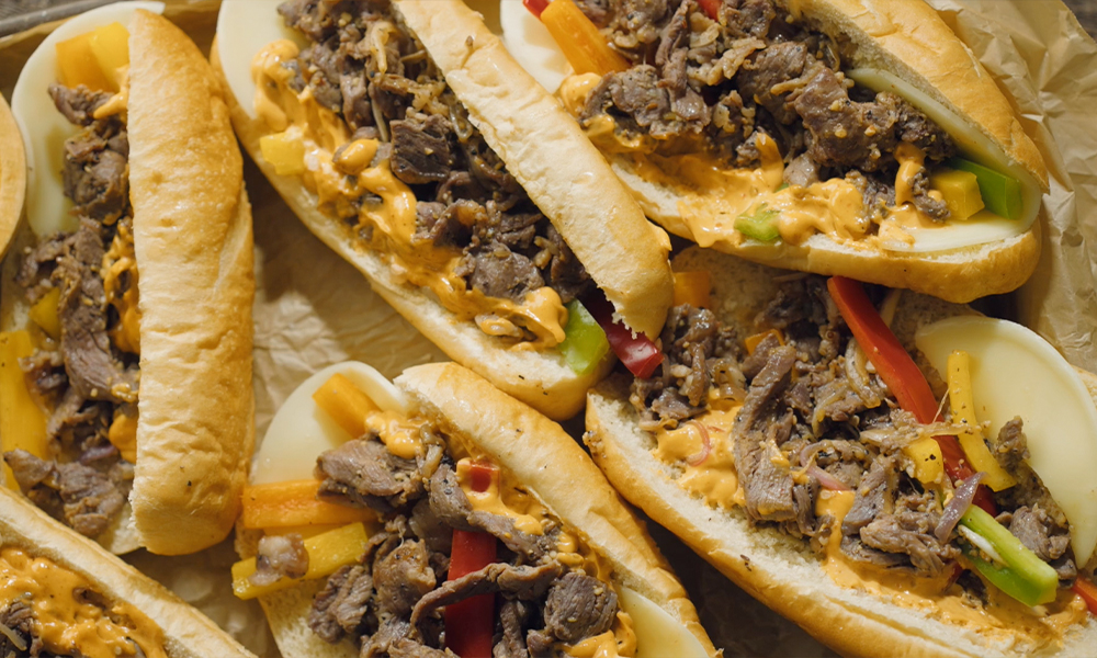 Wild Western Chipotle Cheesesteaks | Nexgrill