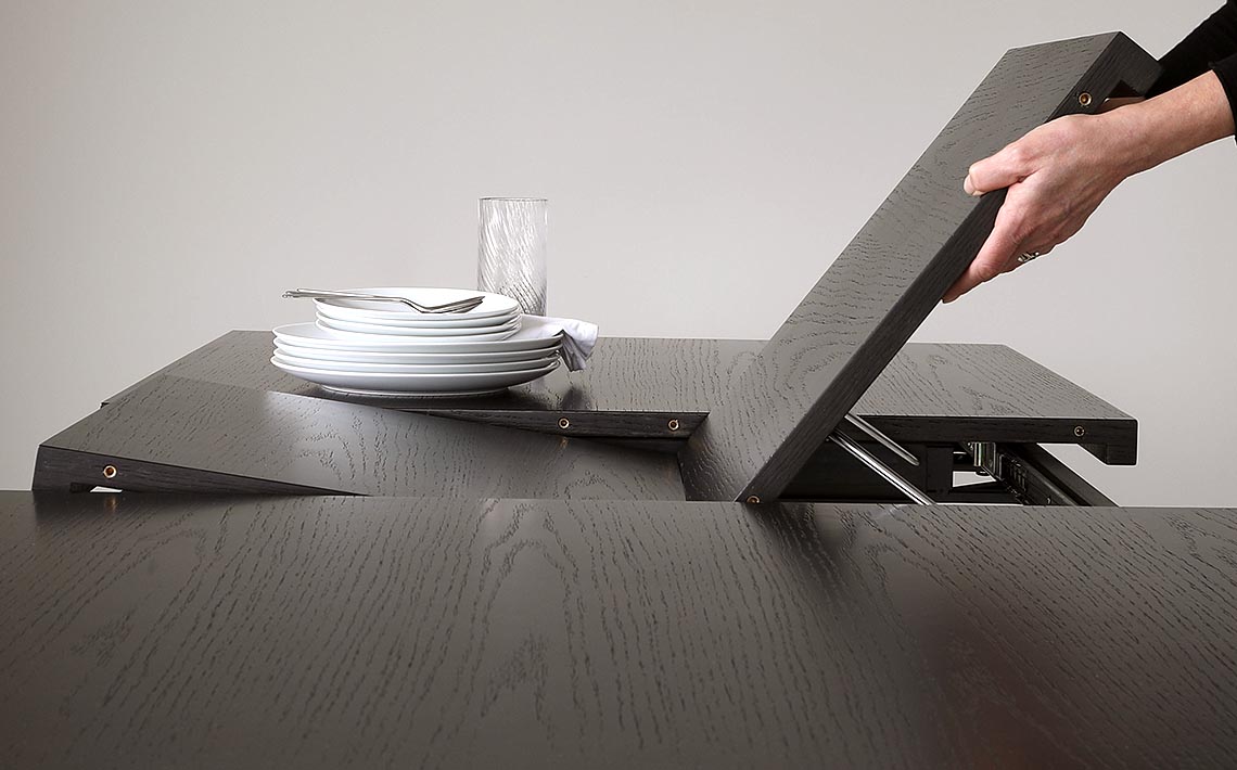 Nala Dark Oak Extending Dining Table | Dining Room | Danetti