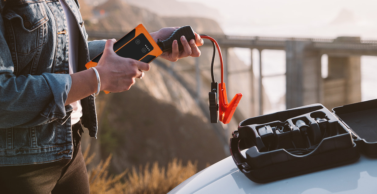10,000 mAh Jump-Starter & Power Pack