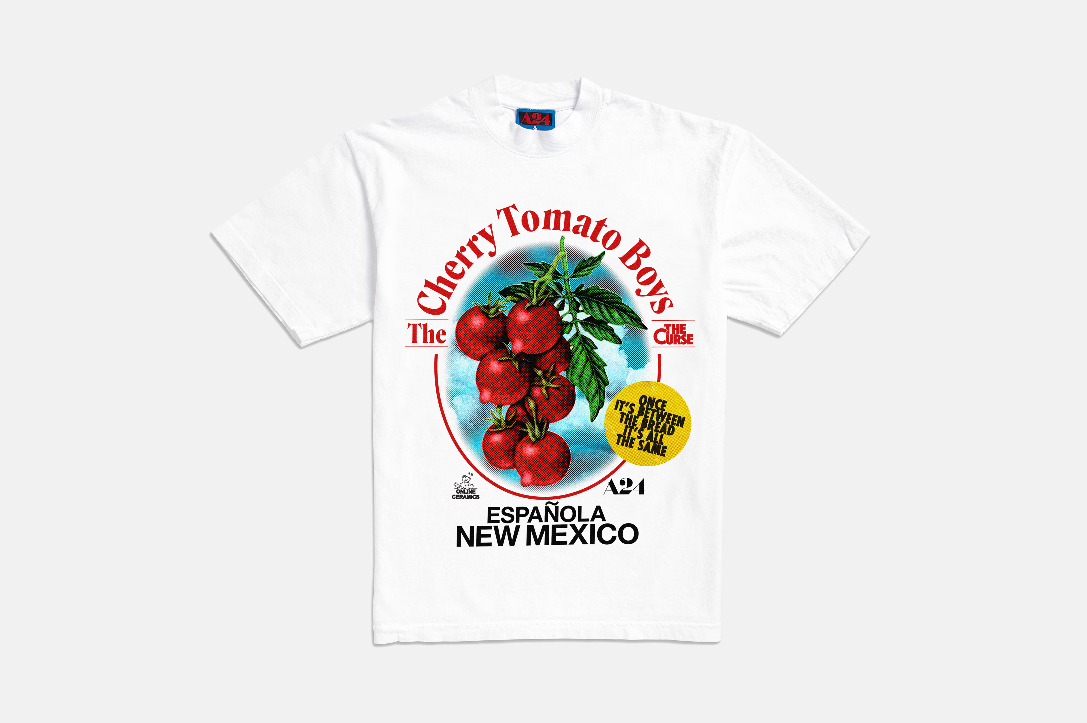 Online Ceramics x The Curse Cherry Tomato Boys Tee – A24 Shop