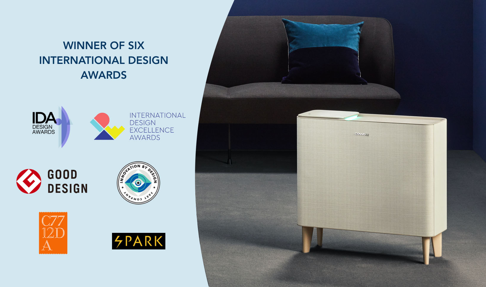 Coway Airmega Icon - Award Winning Air Purifier Compliments all Room ...