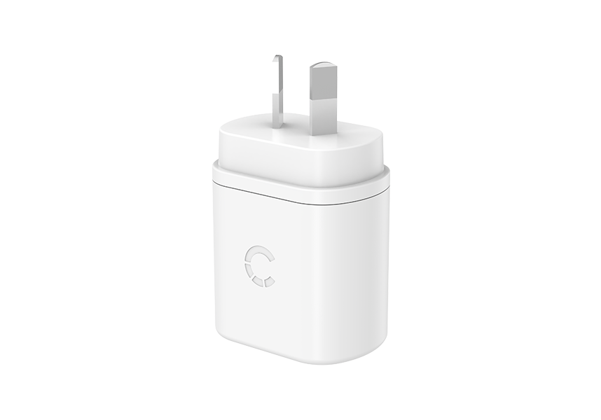 12W USB-A Dual Port Wall Charger - White
