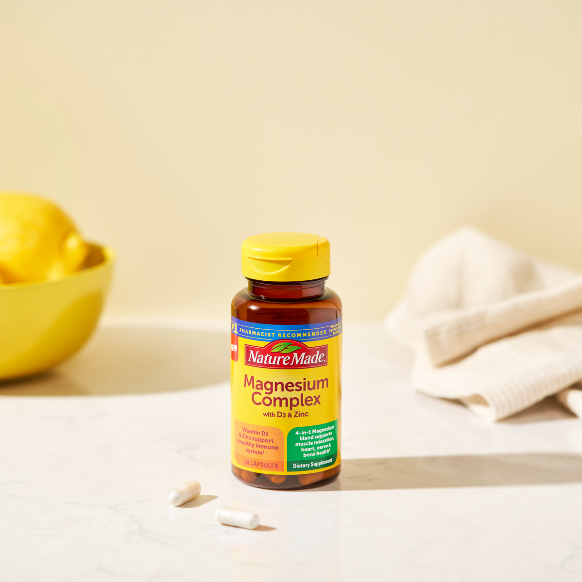 Magnesium Complex Capsules with D3 and Zinc & Nature Made®