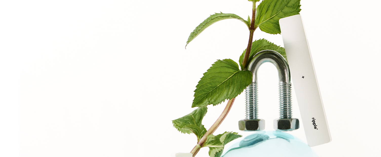 ripple+ | POWER Pods - zero nicotine peppermint flavoured puffs