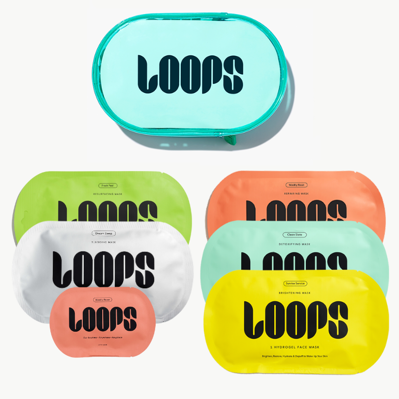 Loops Beauty: High-Tech Hydrogel Sheet Masks for Face & Eyes