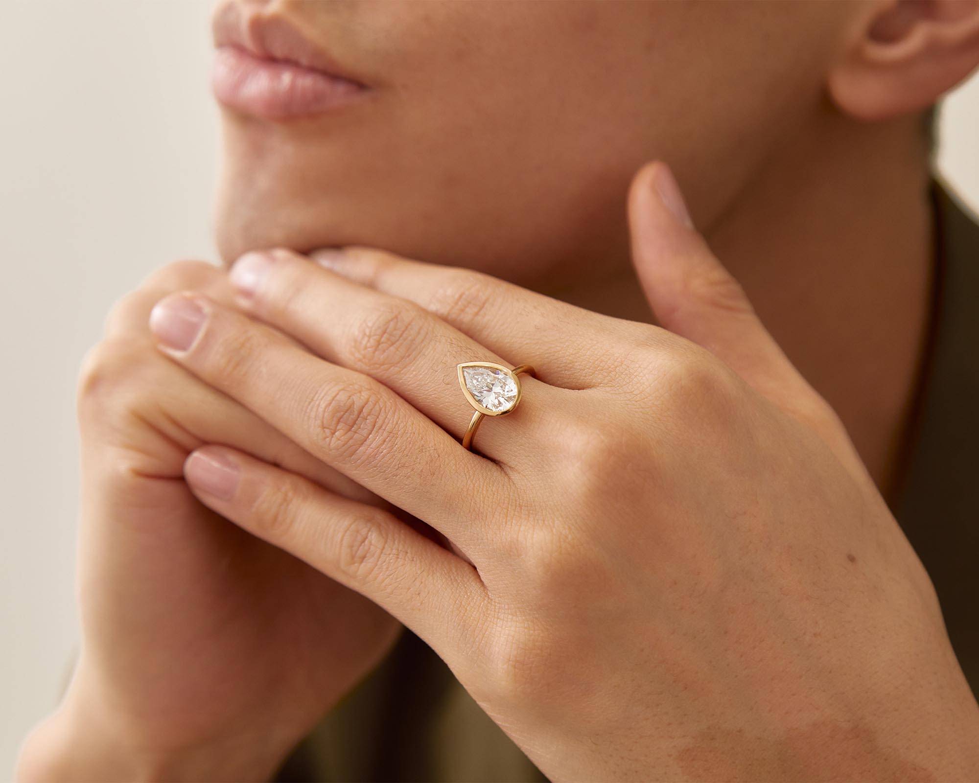 Holden The Low Set Bezel Solitaire Round Engagement Ring