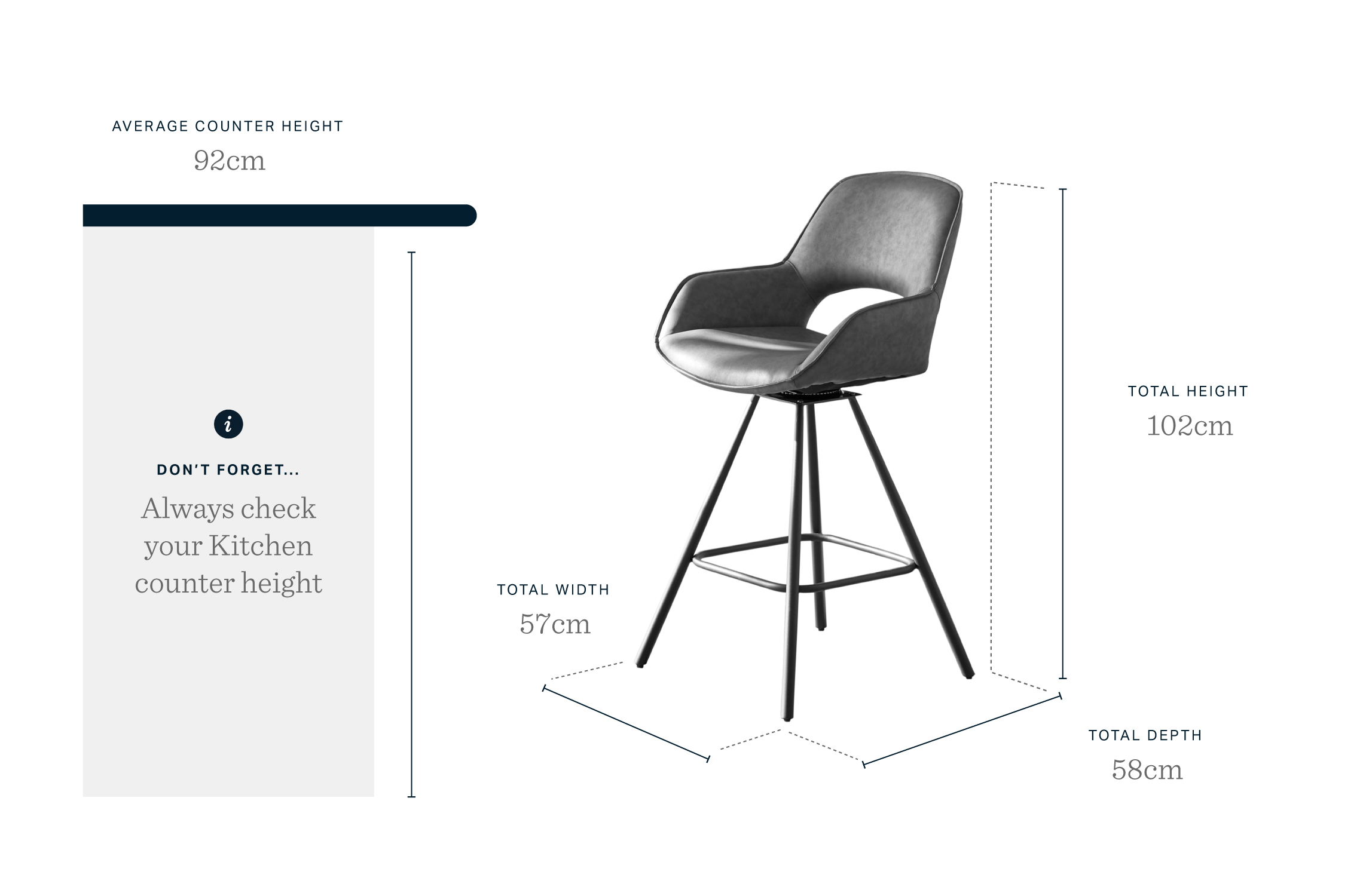 Marlow Swivel Bar Stools by Danetti