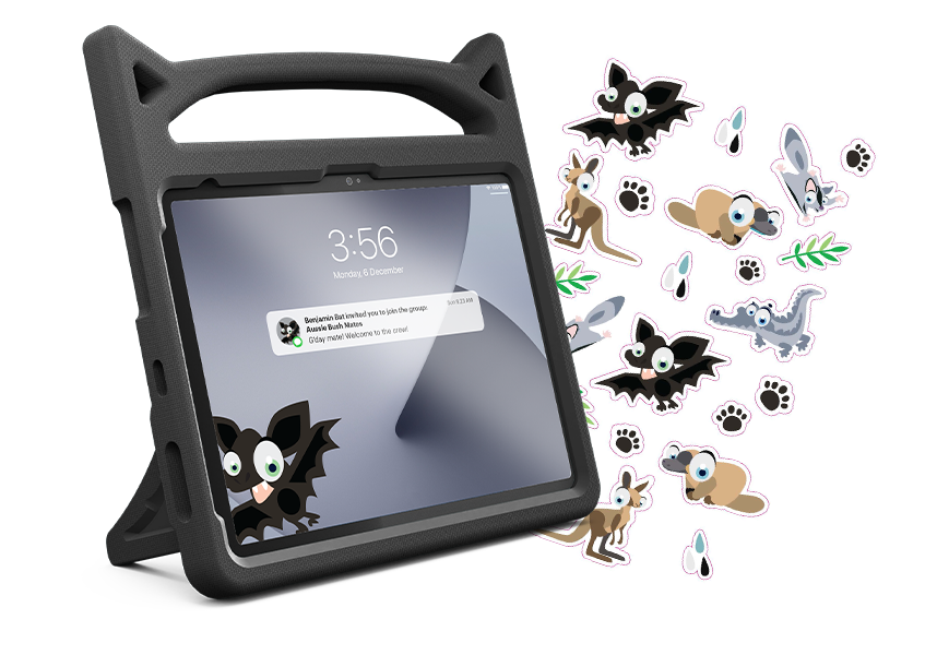 Benjamin Bat iPad 10th Gen 2022 Kids Case