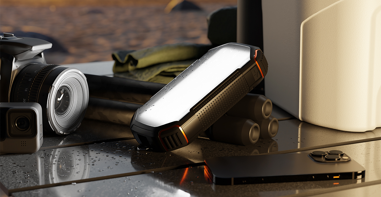 20,000 mAh Outdoor Solar Power Bank