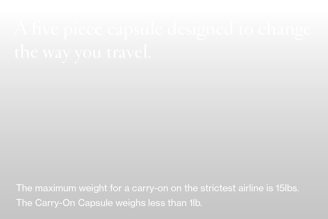 Carry-On Capsule | Travel Capsule Wardrobe | ADAY