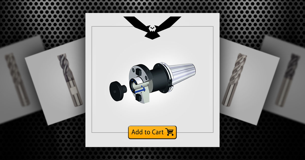 CV40 Shell Mill Adapters with Through Coolant