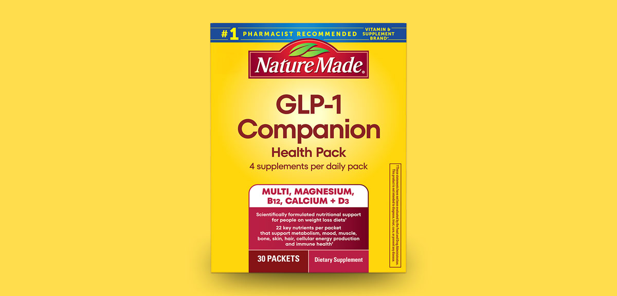GLP-1 Companion Health Pack Daily Packets & Nature Made®