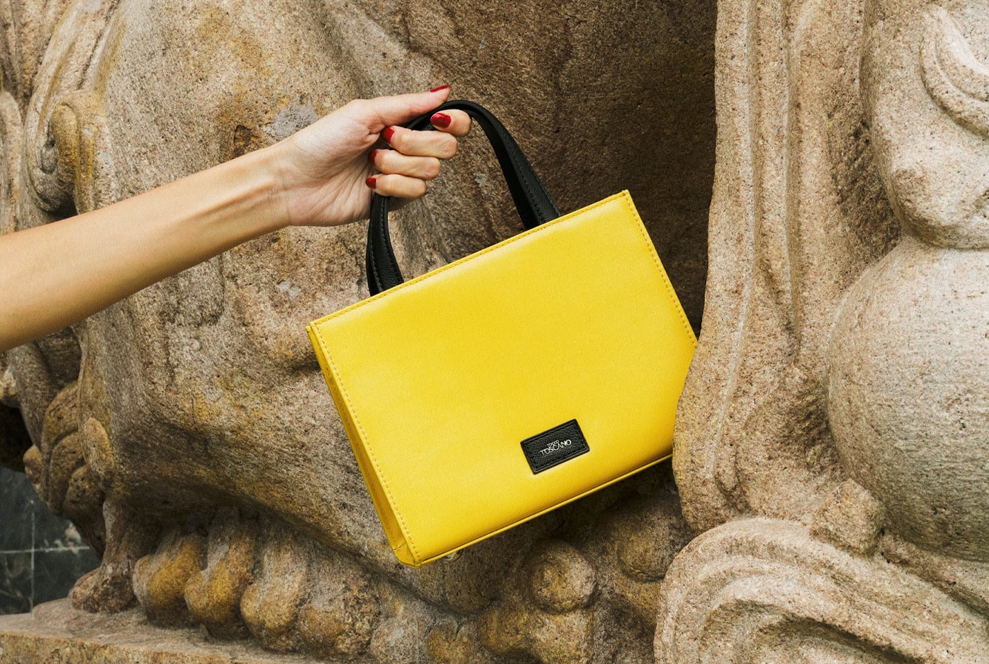 Gem Mini Top Handle (Orange)- Tocco Toscano