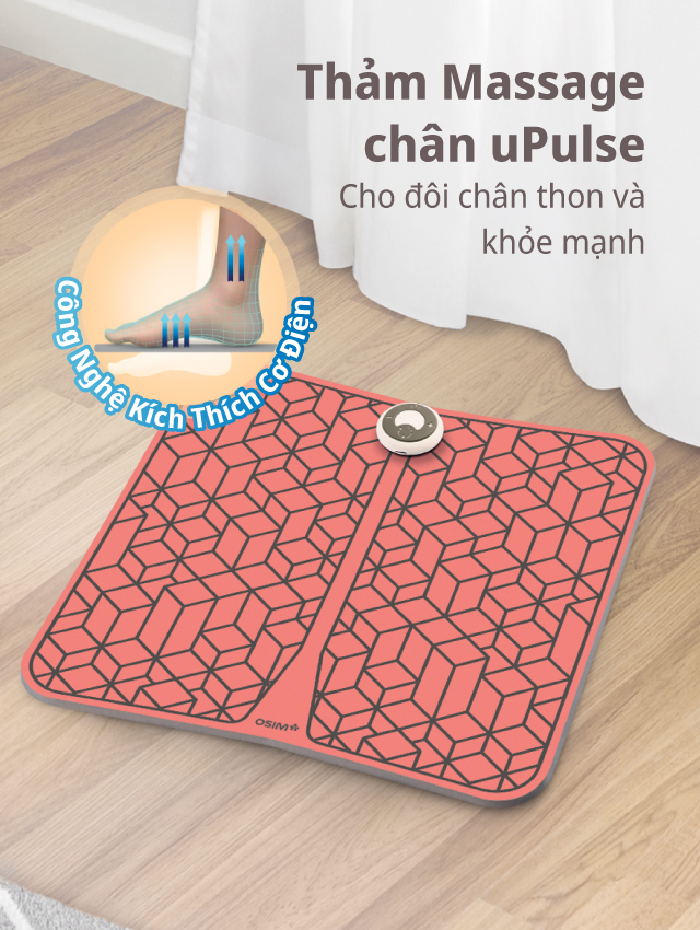 Thảm massage chân EMS uPulse Mat – OSIM VN