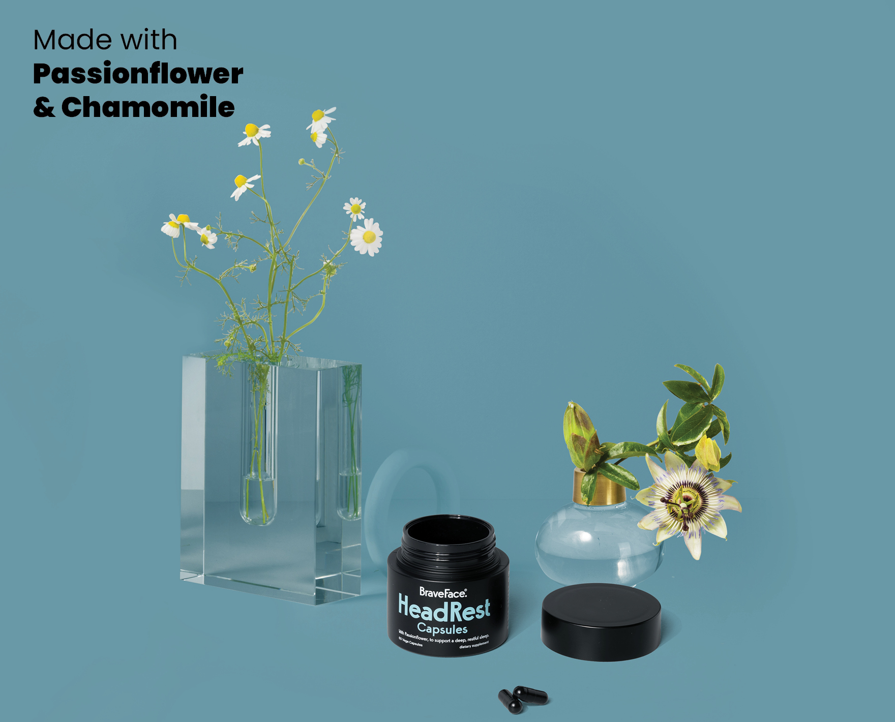 HeadRest Night Capsules Natural Sleep Remedy | BraveFace
