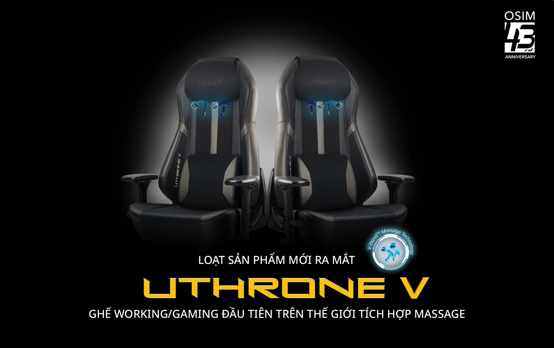Ghế gaming massage OSIM uThrone V – OSIM VN
