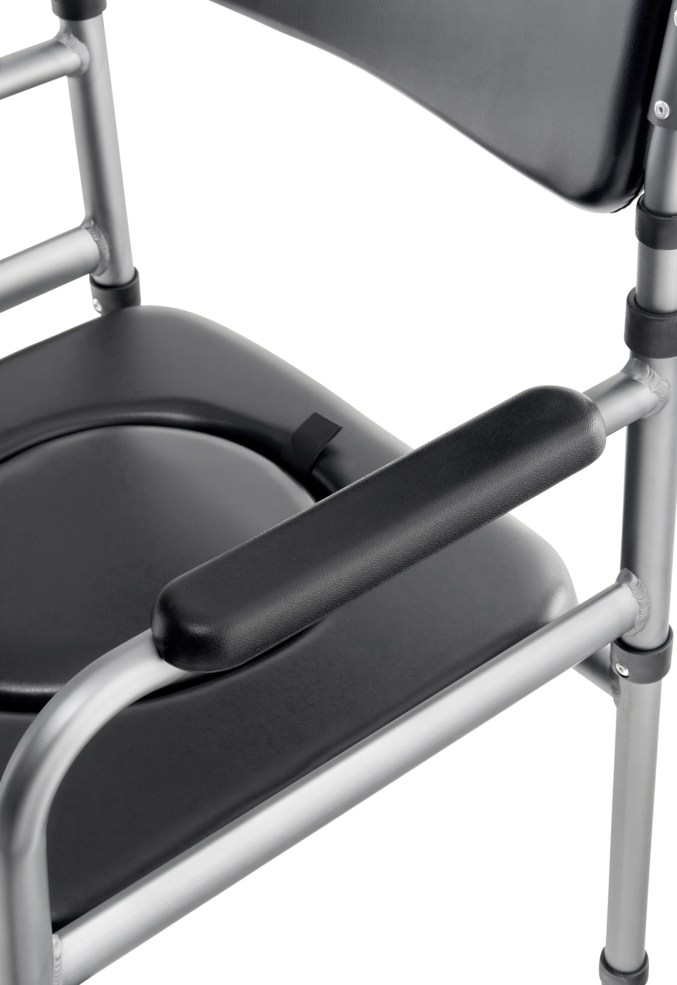 Bion Toilet Commode Chairs with Wheels | 4 Omni-Directional Wheels ...