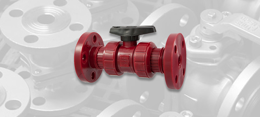 NIBCO Red PVDF Ball Valves